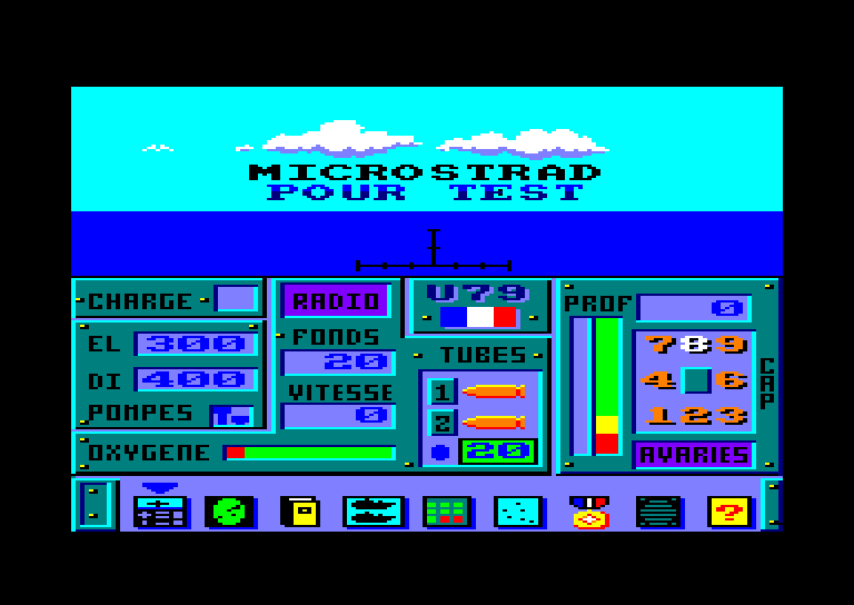 Blue-War (1987)(First Game Blot) - ROMs Amstrad CPC - Amstrad CPC ...